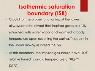 Humidification Therapy on ventilated patients | PPT