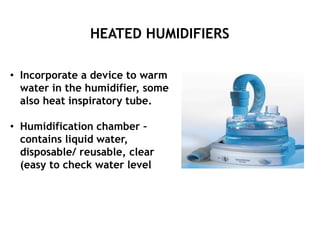 Humidifiers.pptx | Lung and Respiratory Health | Diseases and Conditions