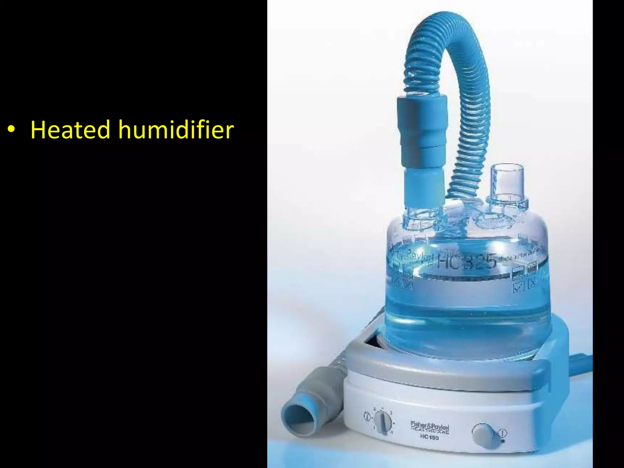 Humidifiers in anaesthesia and critical care | PPTX