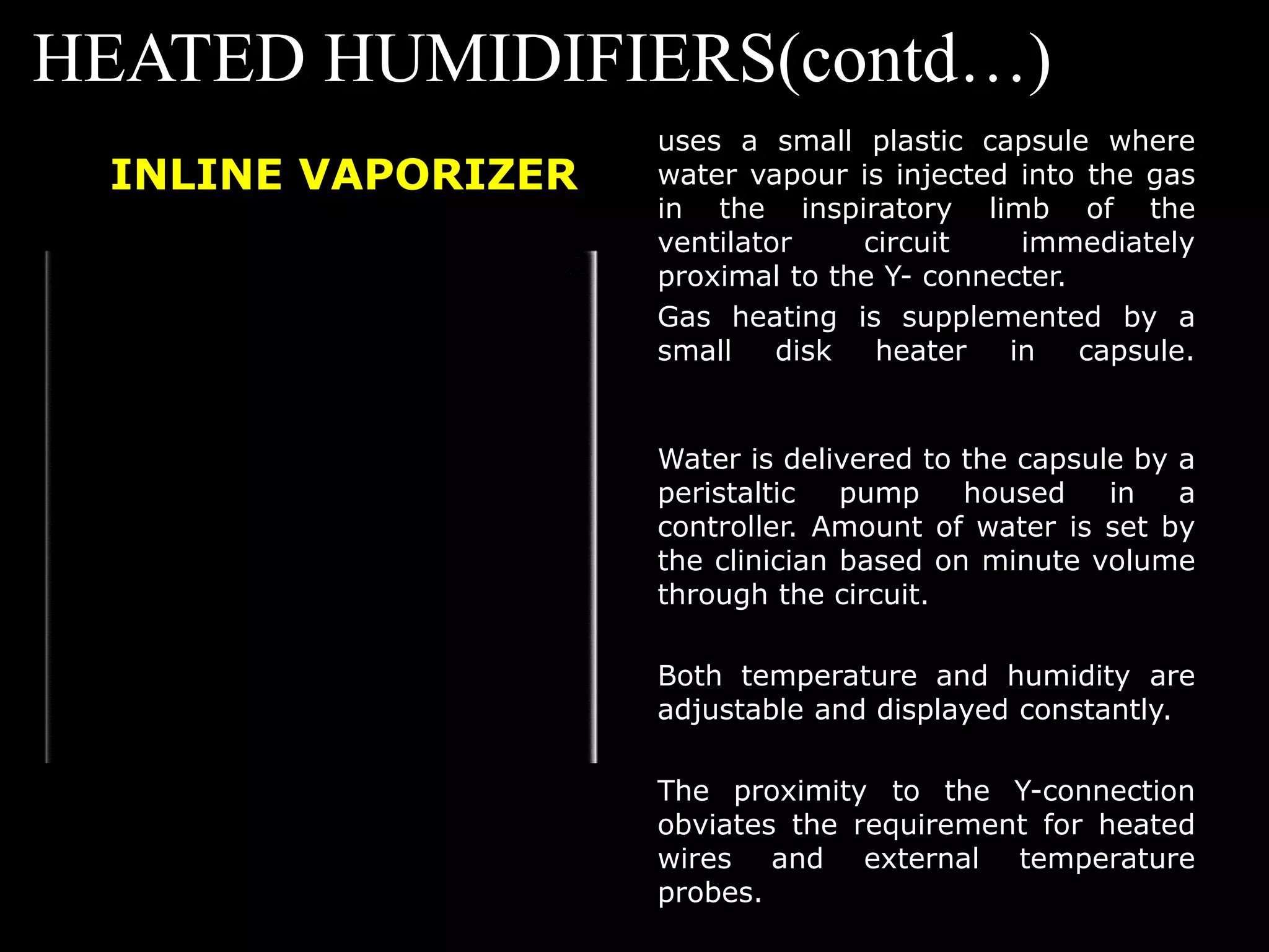 Humidifiers in anaesthesia and critical care | PPTX