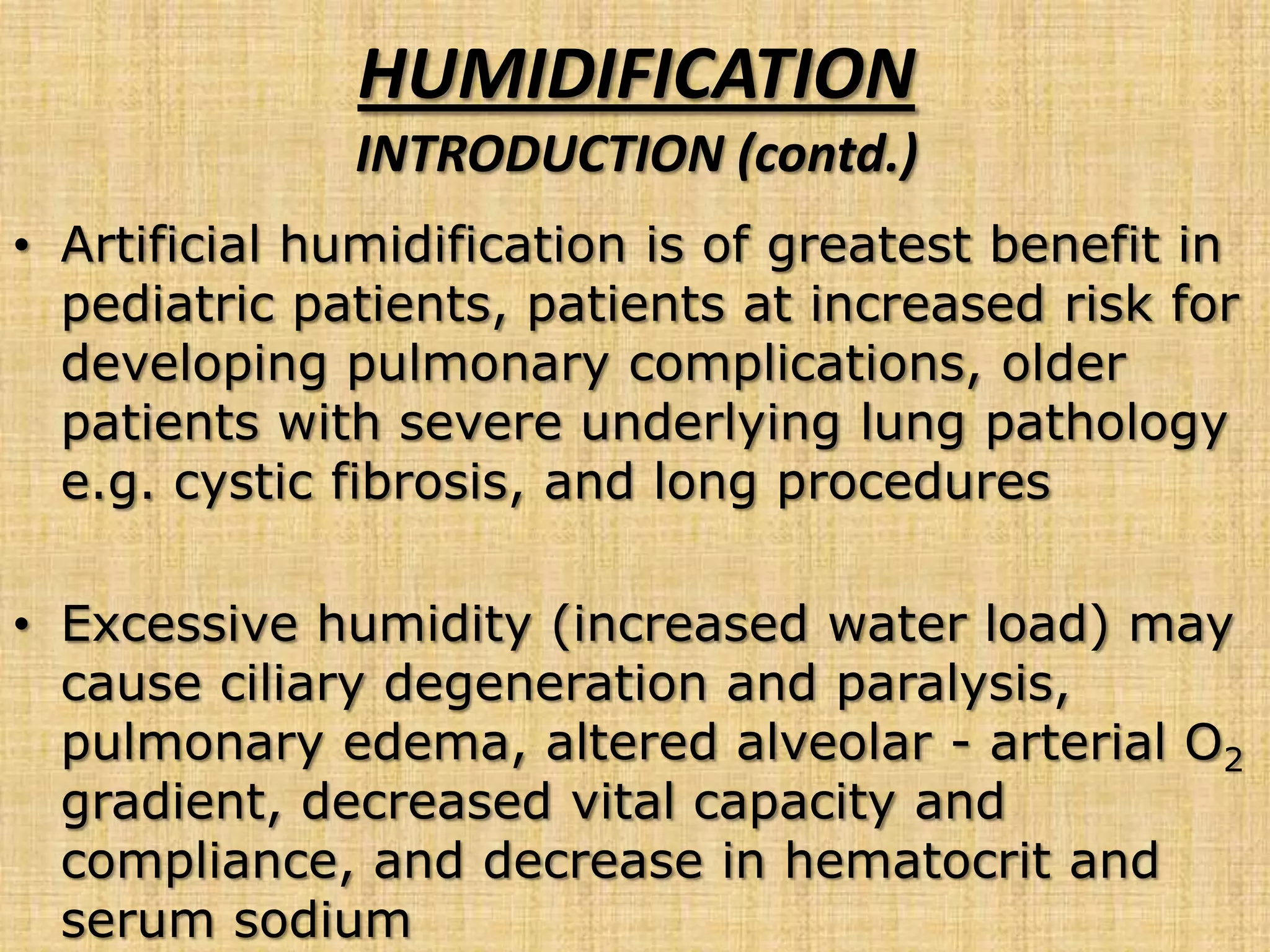 Humidifiers, nebulizers (atomizers) and mucolytics | PPTX