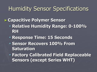 Humidity/ Temperature Transmitters | PDF
