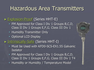 Humidity/ Temperature Transmitters | PDF