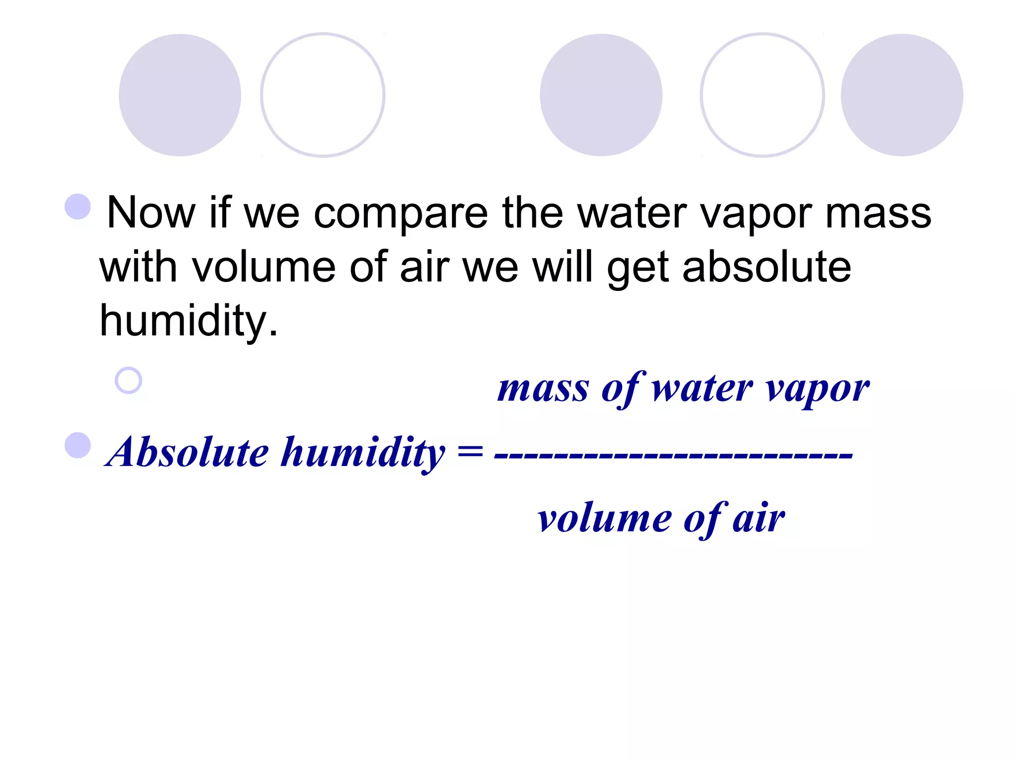 Humidity | PPT