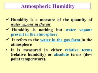 humidity.pptx | Weather | Science