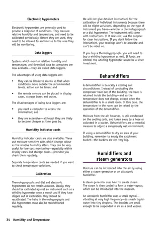 Humidity and temperature | PDF