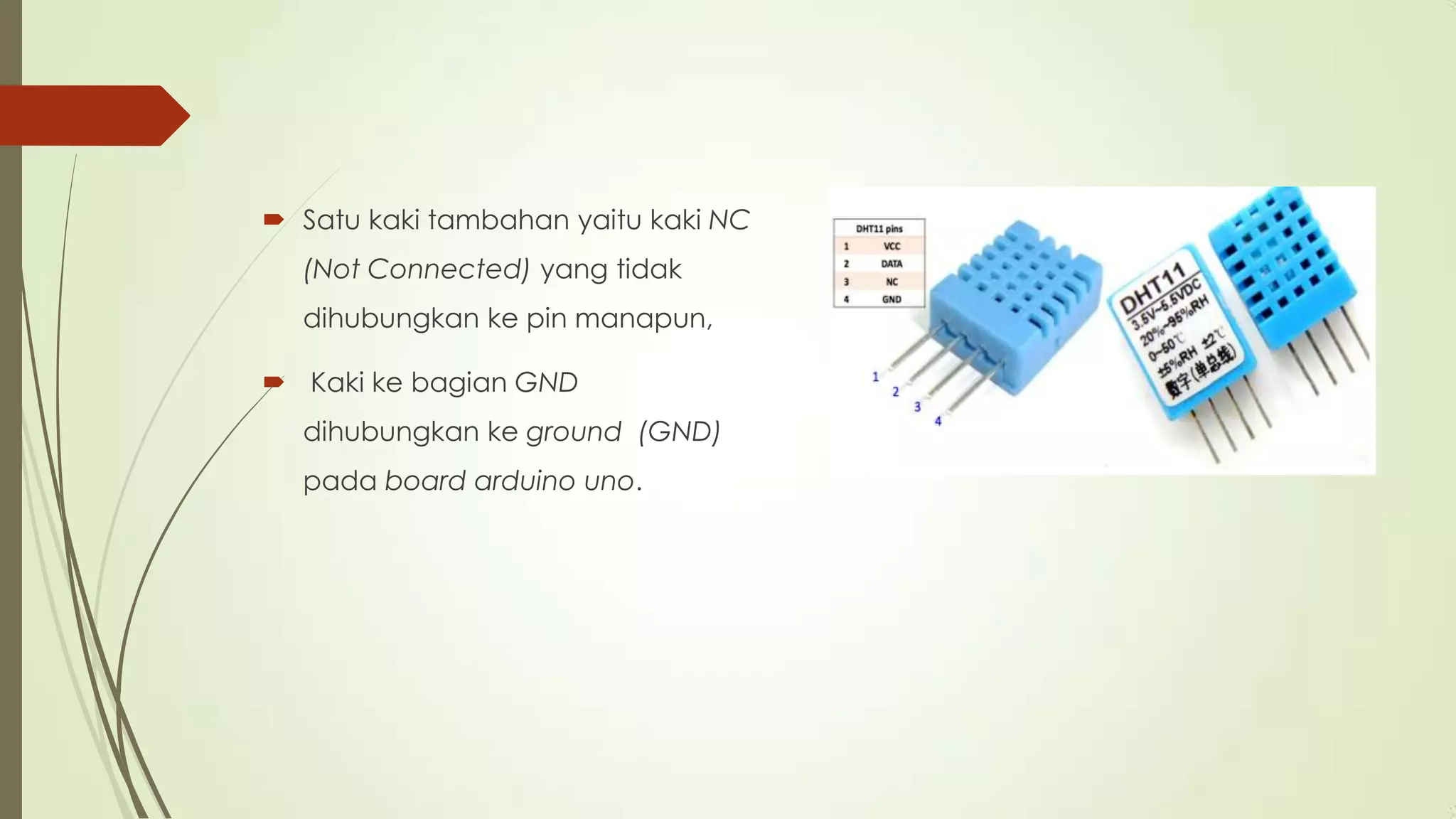 Humid And Temp Sensor Dht11 With Arduino Pptx