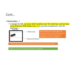 Humidity effects on esd | PPTX