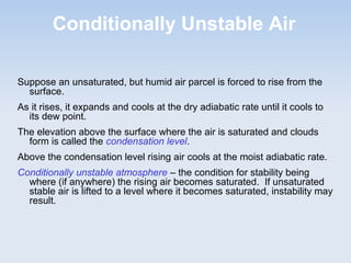 Humidity, Lapse rate and Types of Cloud | PPT