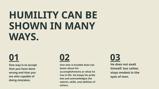 HUMILITY lesson in values lesson five.pptx