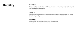 Humility - Do you really know how to be humble ? | PPTX