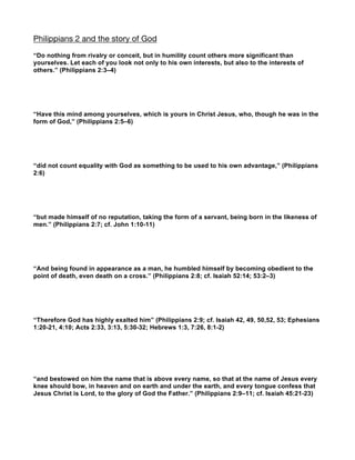 Humility and the Story of God | PDF