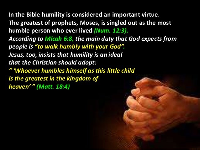 Humility of the wise 12