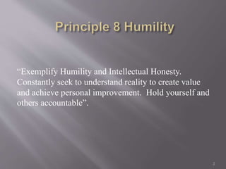 Humility presentation | PPTX