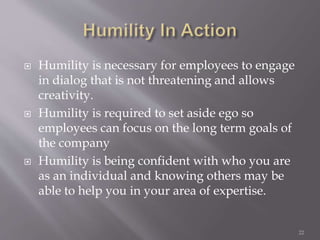 Humility presentation | PPTX