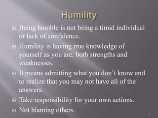Humility presentation | PPTX