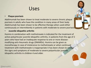 Humira | PPTX | Skin and Dermatology | Diseases and Conditions