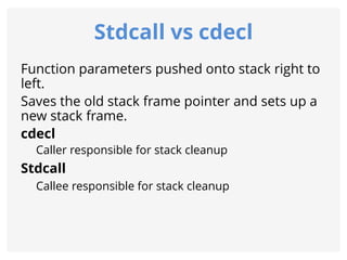 Exploit development 101 - Part 1 - Null Singapore | PPT