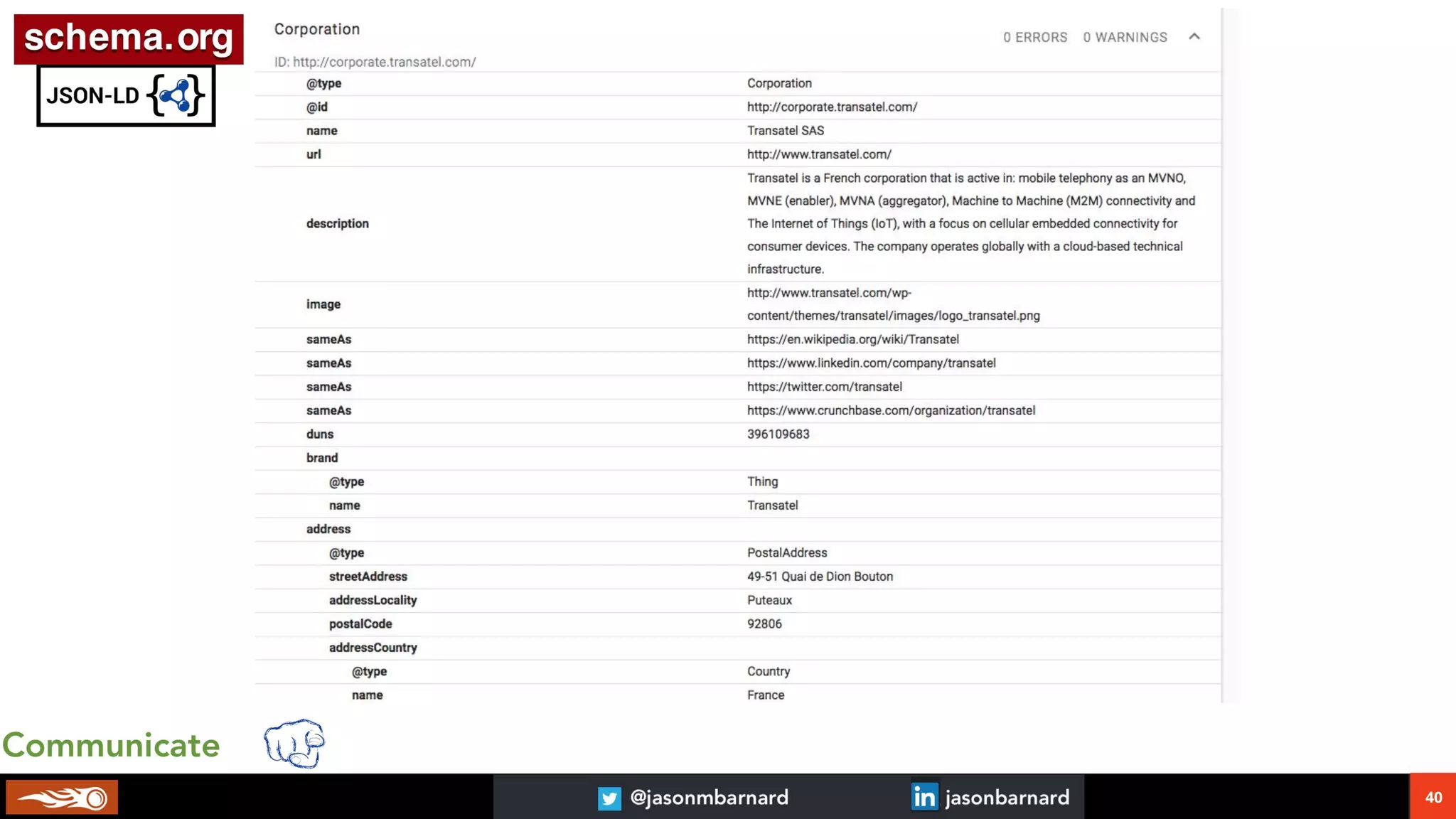 Hummingbird and The Knowledge Graph | PPT