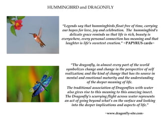 Hummingbird and dragonfly in garage | PPTX