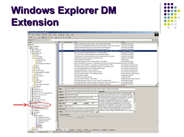 Document Management System (DMS) Features and the usage 1 | PPT