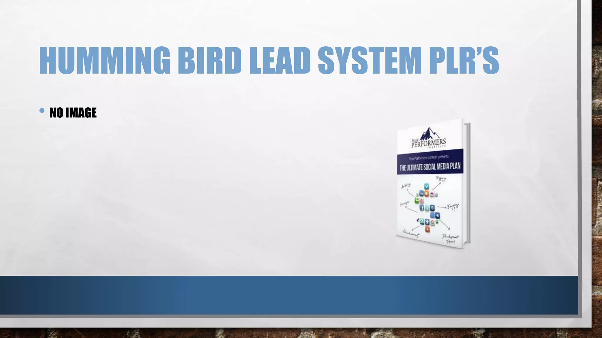 Humming bird lead generation system plr before and after | PPT