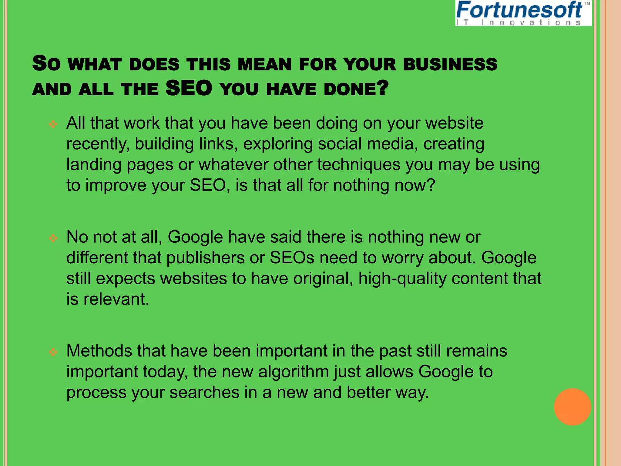 Humming bird update ppt | PPTX | Search | Internet