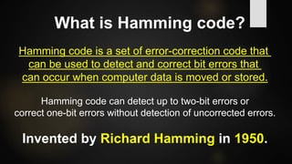 Humming code presentation by Hridoy bepari | PPT
