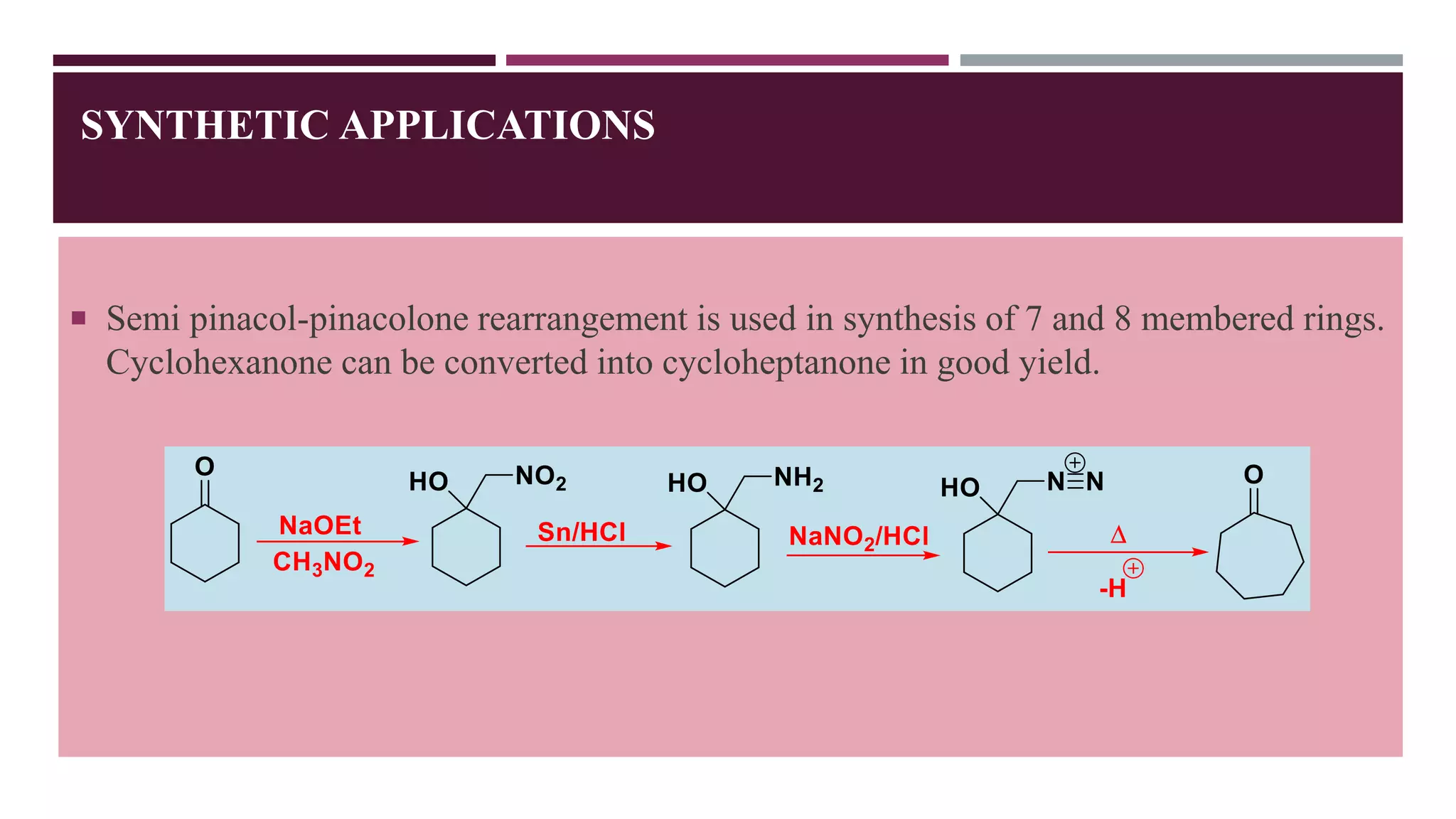 Pinacol pinacolone rearrangement ppt. | PPTX