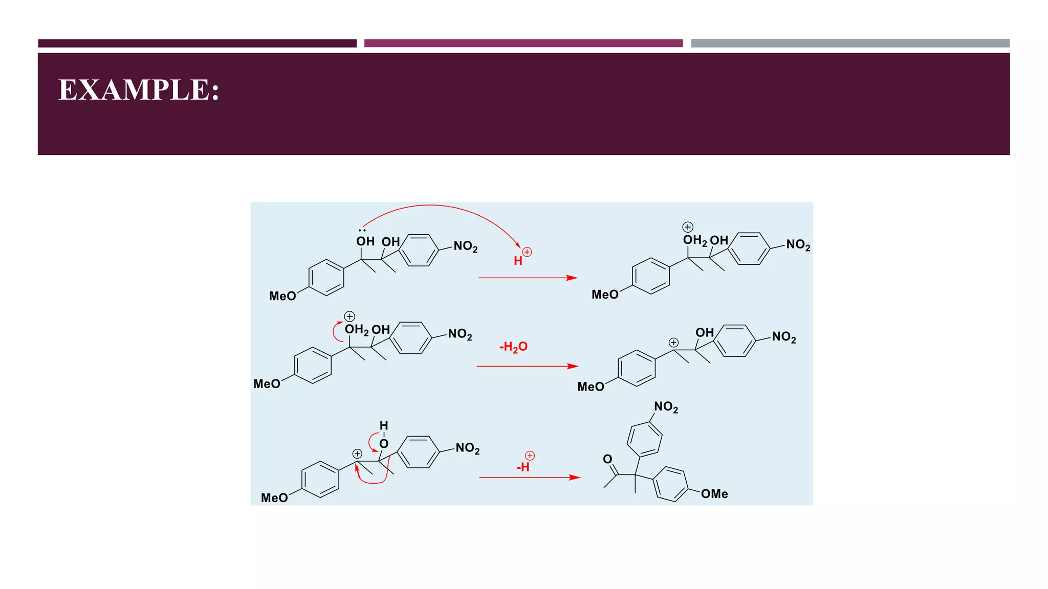 Pinacol pinacolone rearrangement ppt. | PPTX