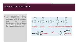 Pinacol pinacolone rearrangement ppt. | PPTX