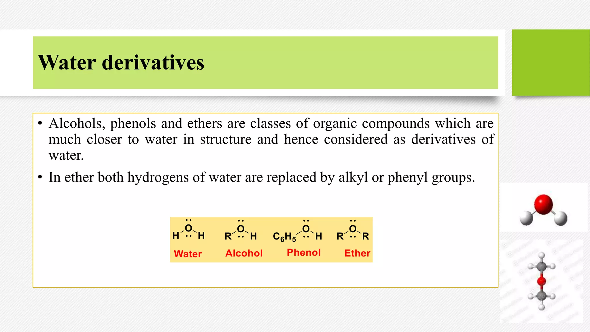 Ethers - INTRODUCTION, NOMENCLATURE, PREPARATION.PROPERTIES AND ...