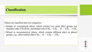 Ethers - INTRODUCTION, NOMENCLATURE, PREPARATION.PROPERTIES AND ...