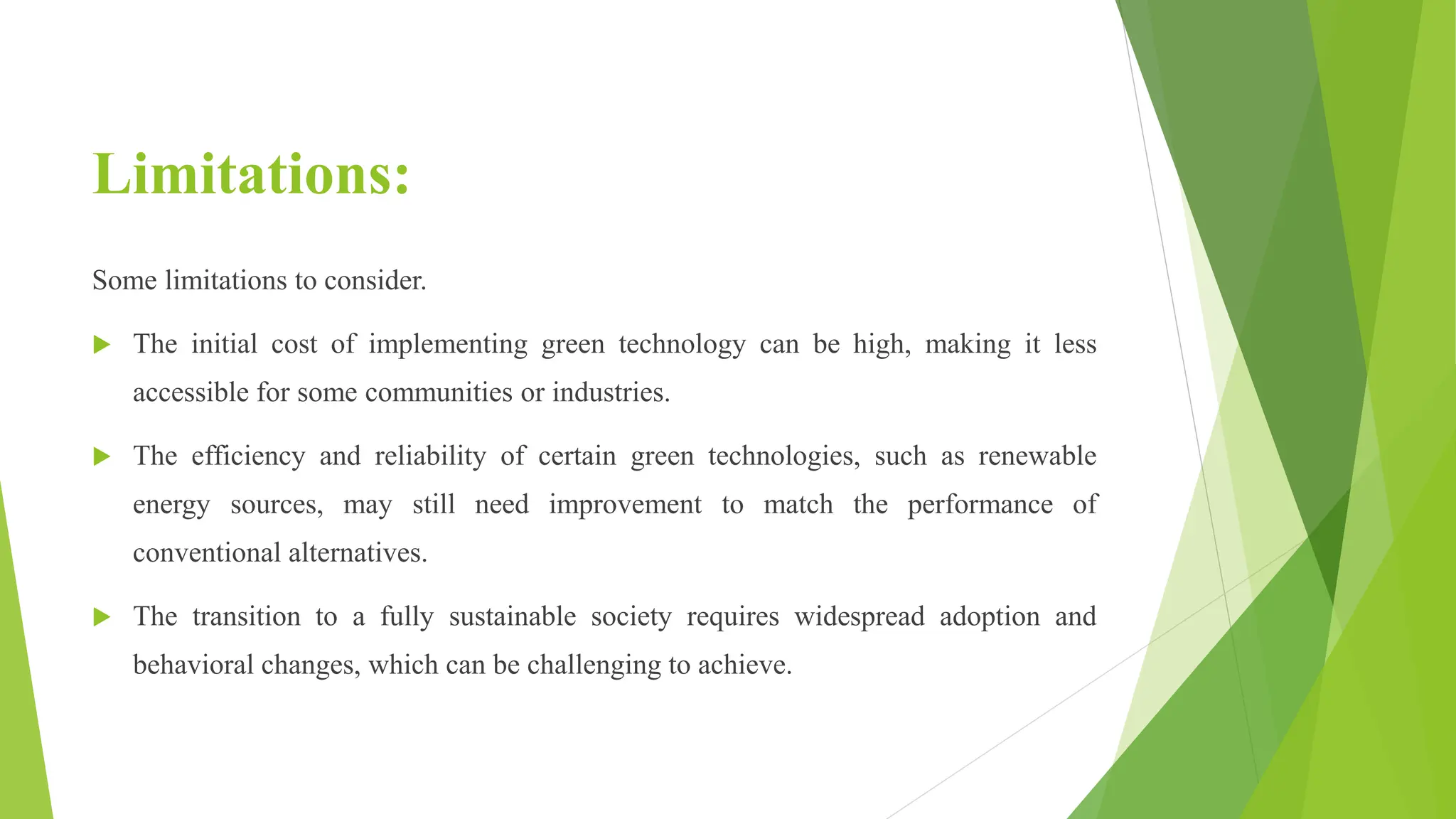 Green Technology and Sustainable Development | PPTX