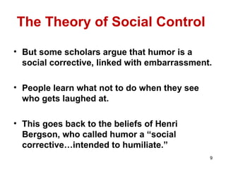 Sociology and Humor | PPT
