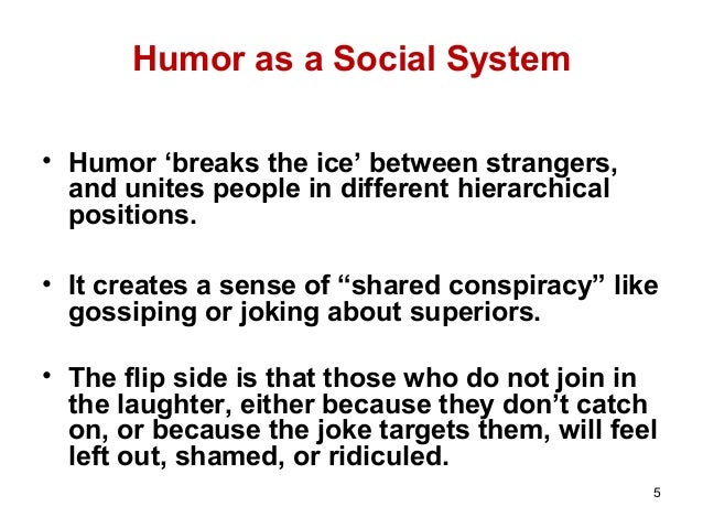 Sociology and Humor