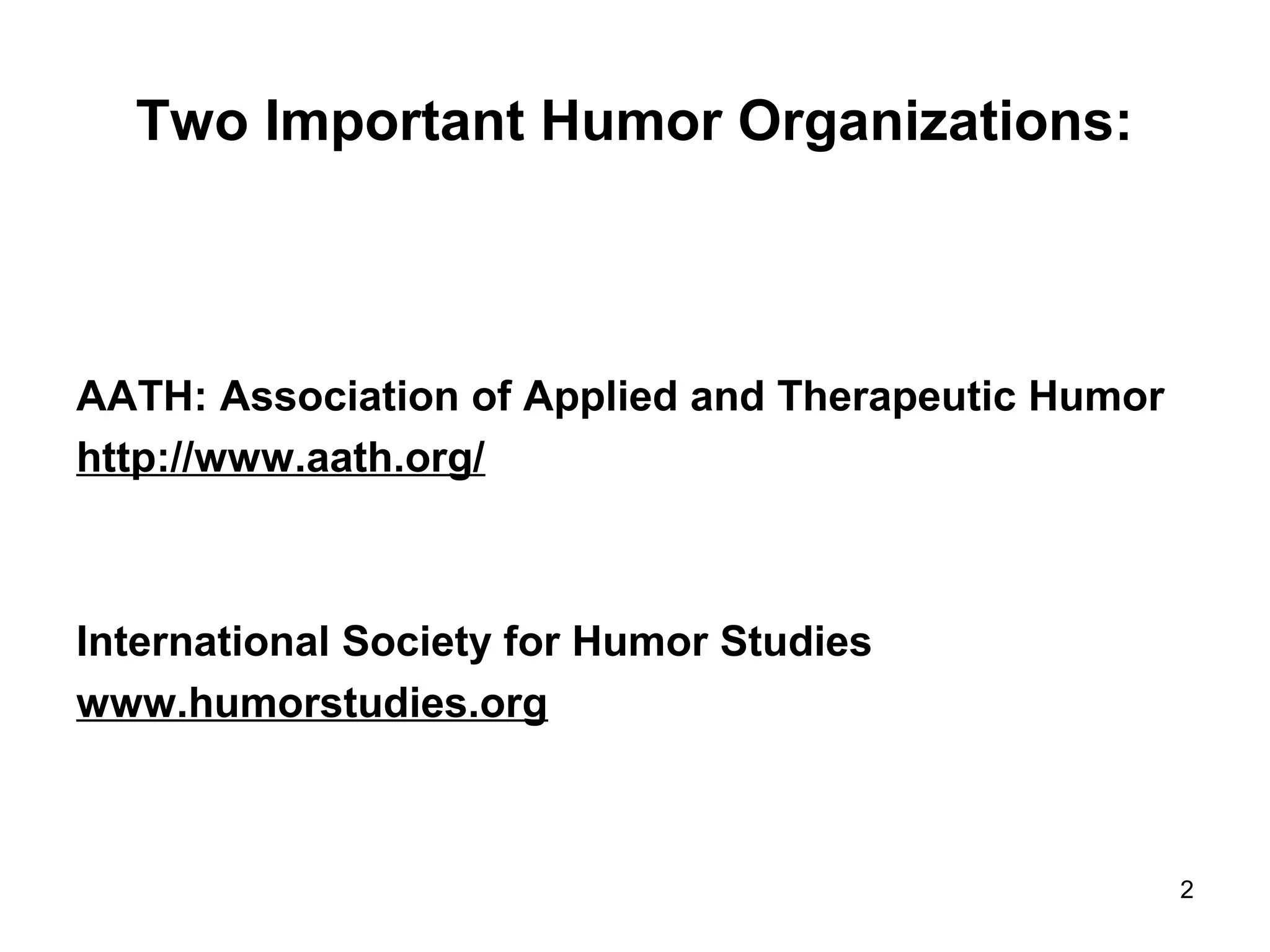 Sociology and Humor | PPT