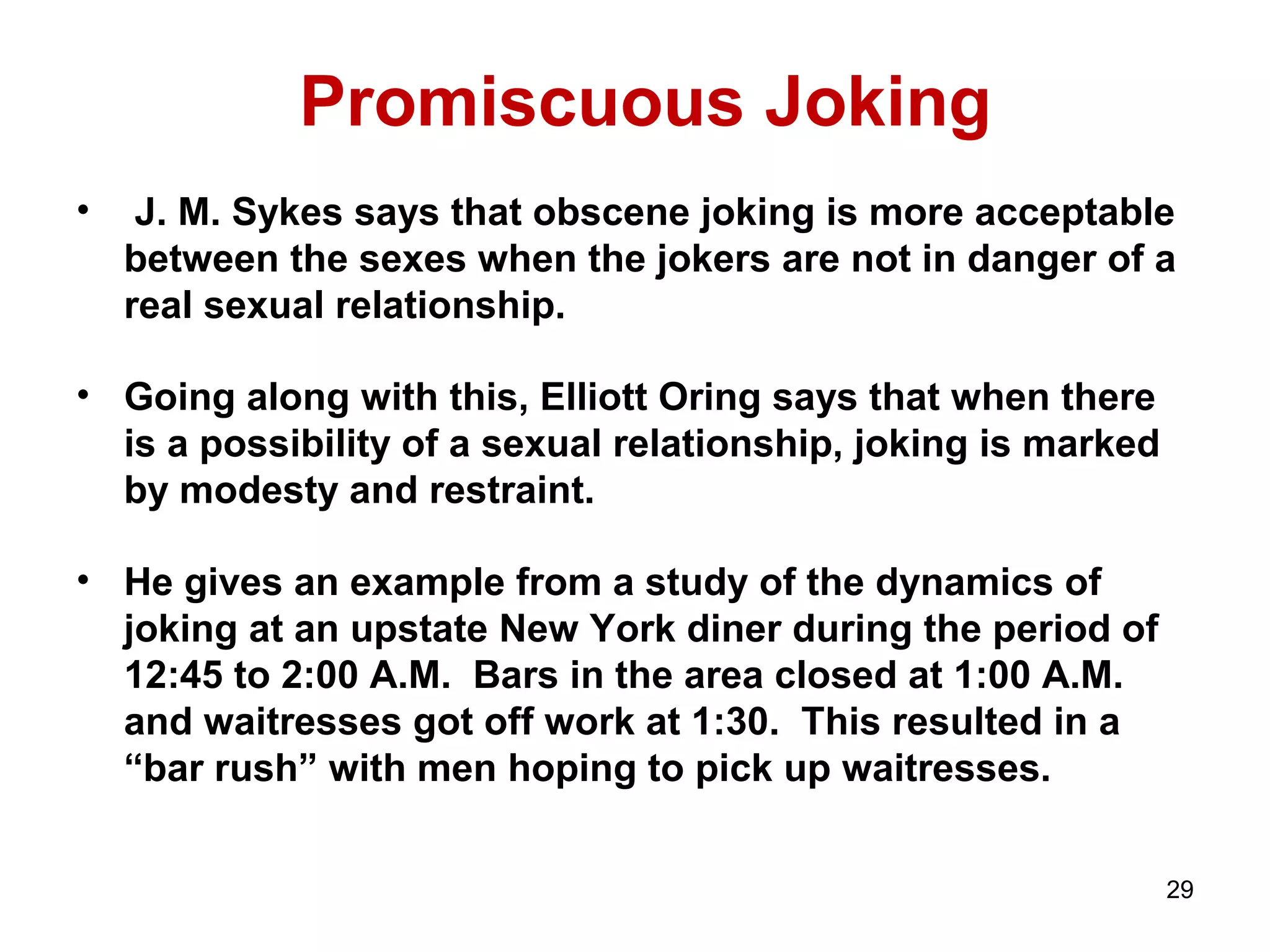 Sociology and Humor | PPT
