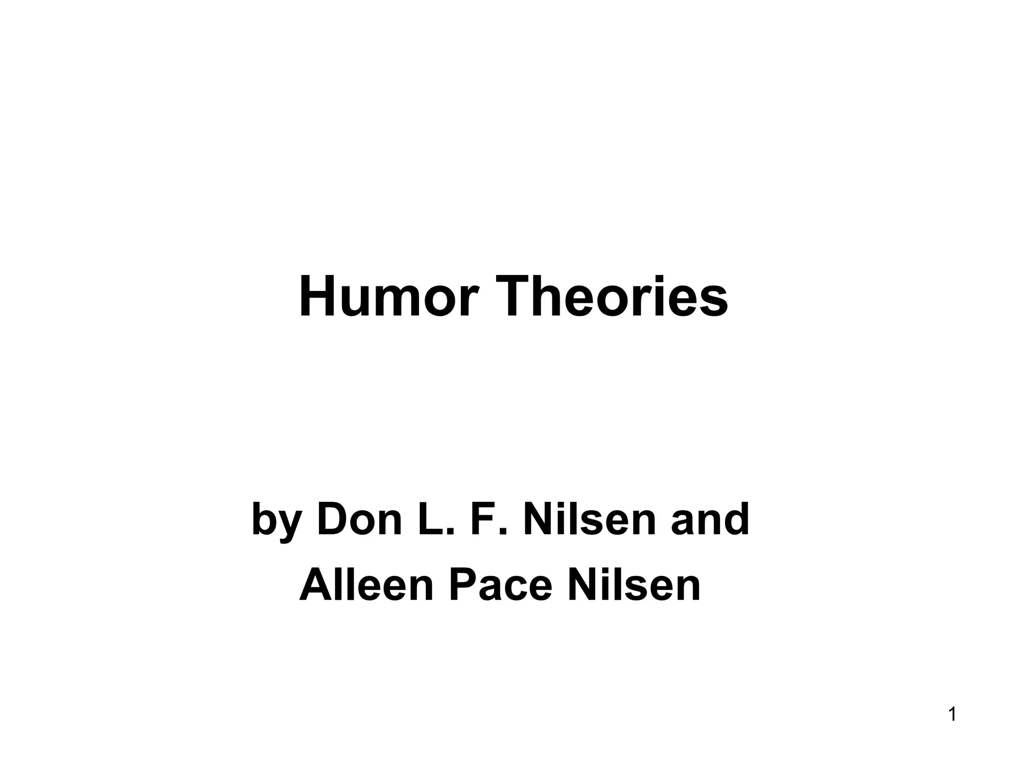 Humor theories | PPT