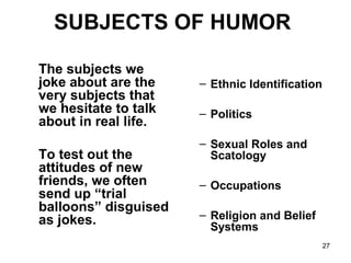 Humor theories | PPT