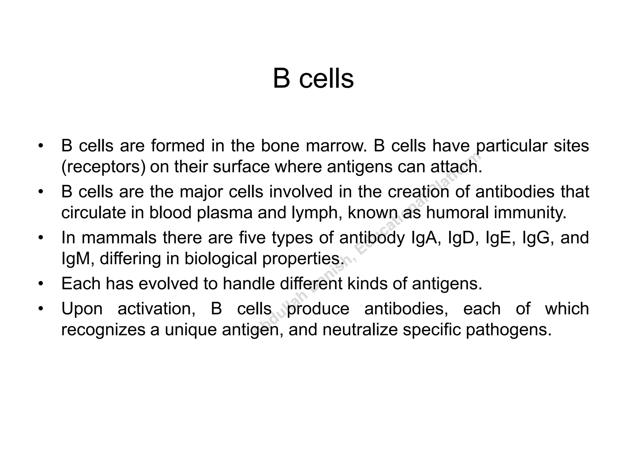Humoral and cell mediated immunity, Educational Platform.pptx