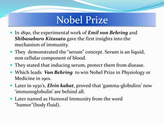 Humoral and cellular immunity | PPTX
