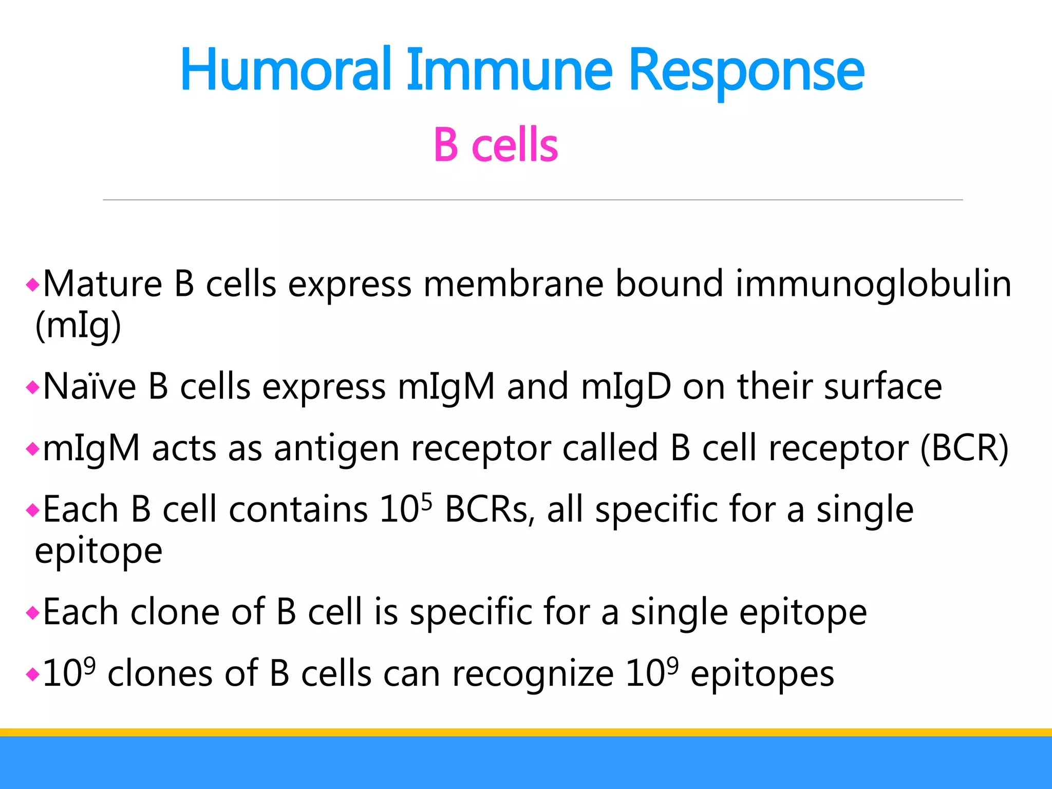 Humoral immune response | PPTX