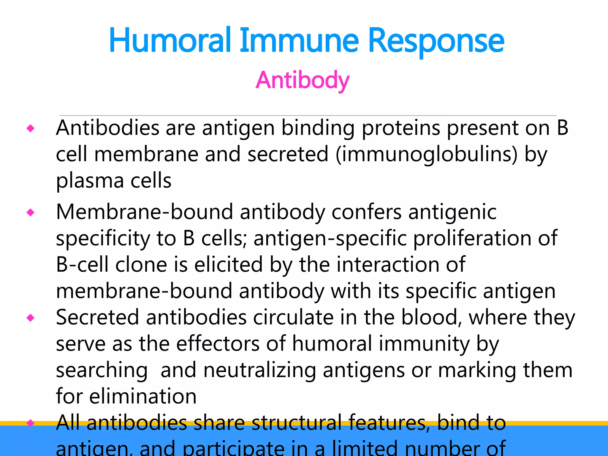 Humoral immune response | PPTX