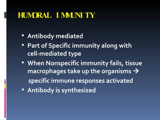 Humoral Immunity Lecture | PPT