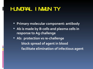 Humoral Immunity Lecture | PPT