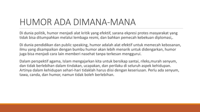 HUMOR DALAM DAKWAH PADA MASYARAKAT MULTIKULTURAL KOTA MEDAN.pptx