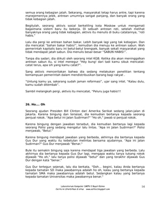 Humor gusdur lengkap | PDF