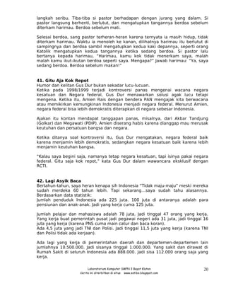 Humor gusdur lengkap | PDF