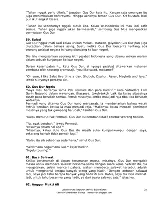 Humor gusdur lengkap | PDF